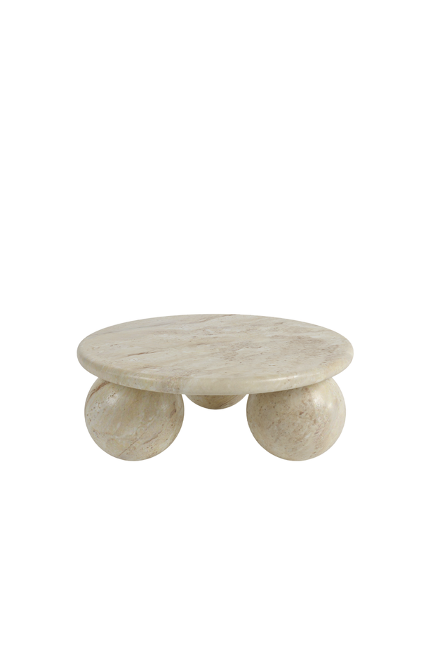 Priscilla Curve Coffee Table - Mirage Marble (Pre-order arriving Augus ...