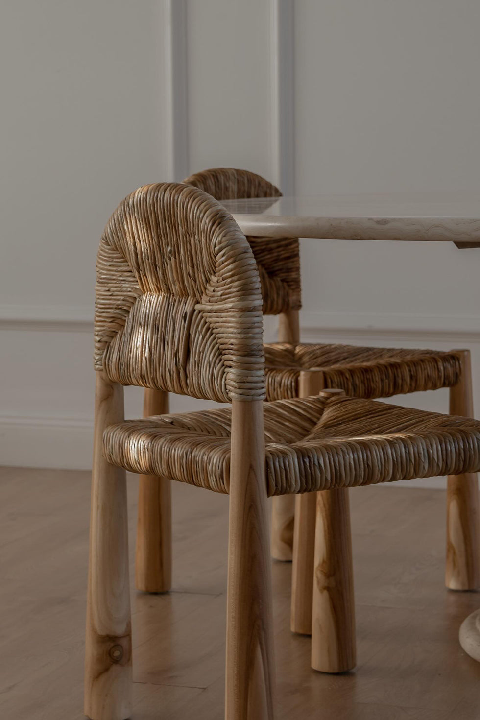 The Boheme dining chair - seagrass - pre order arriving July – P&R Styling