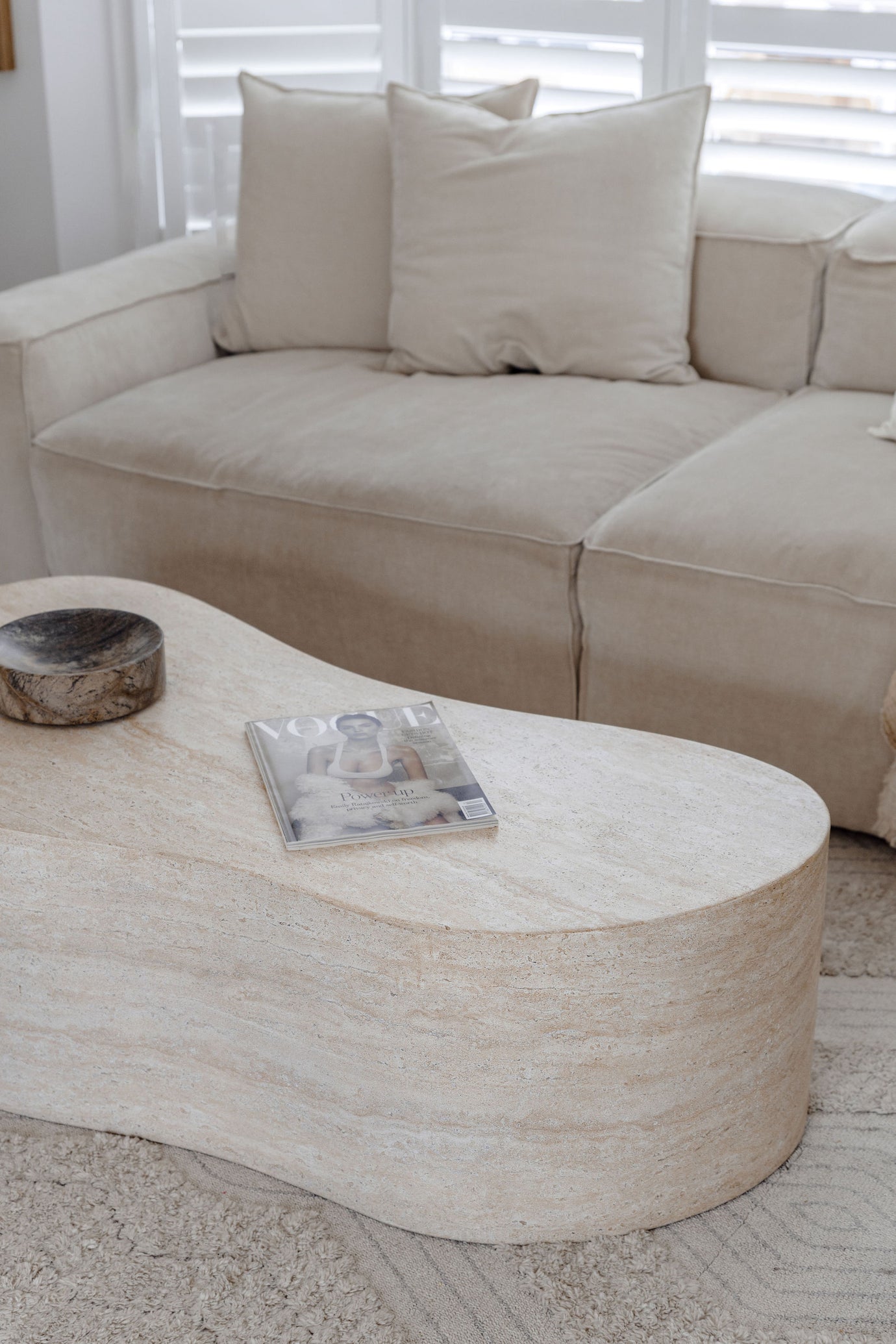Travertine Odyssey Coffee Table - Pre order arriving January – P&R Styling
