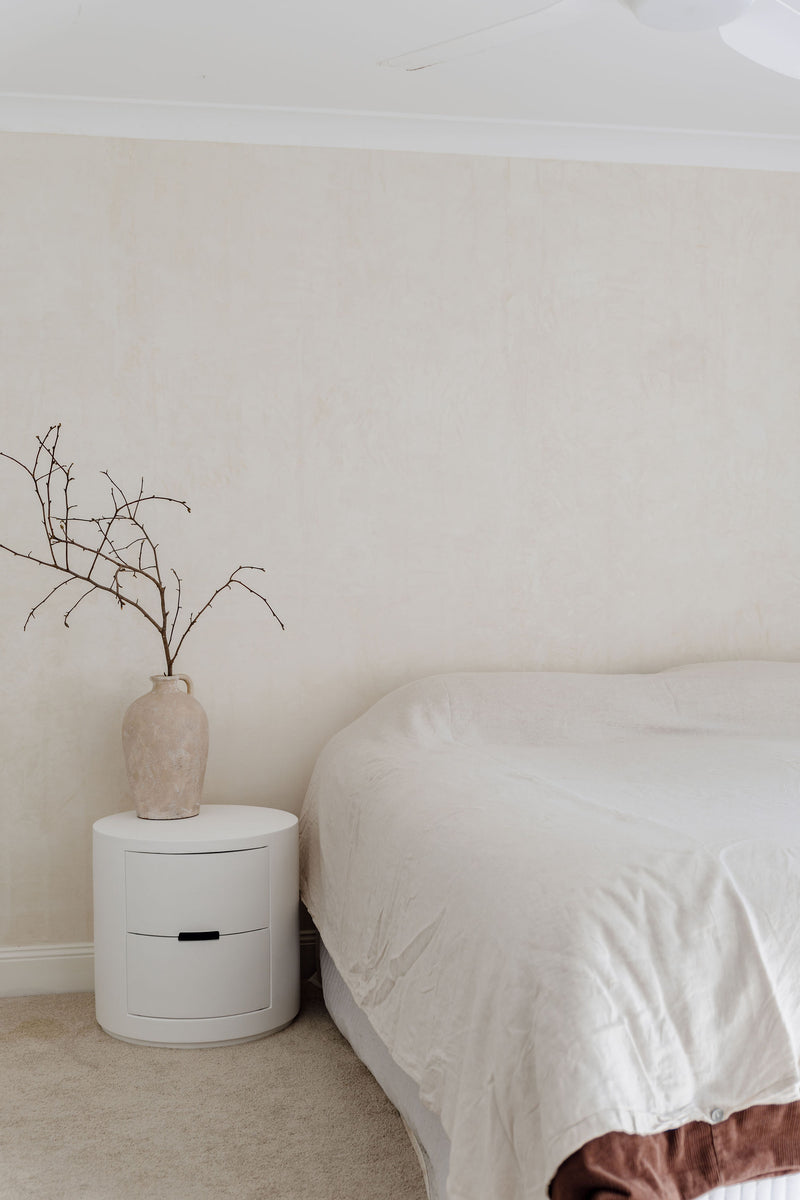 The Nevaeh Concrete Bedside Table – P&R Styling