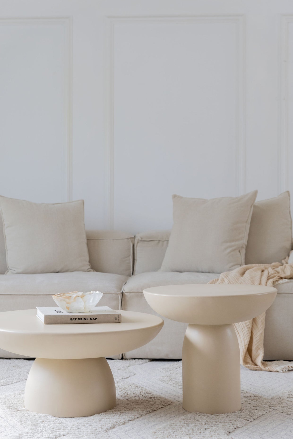 Burly Coffee Table - Beige (Pre-order arriving August) – P&R Styling