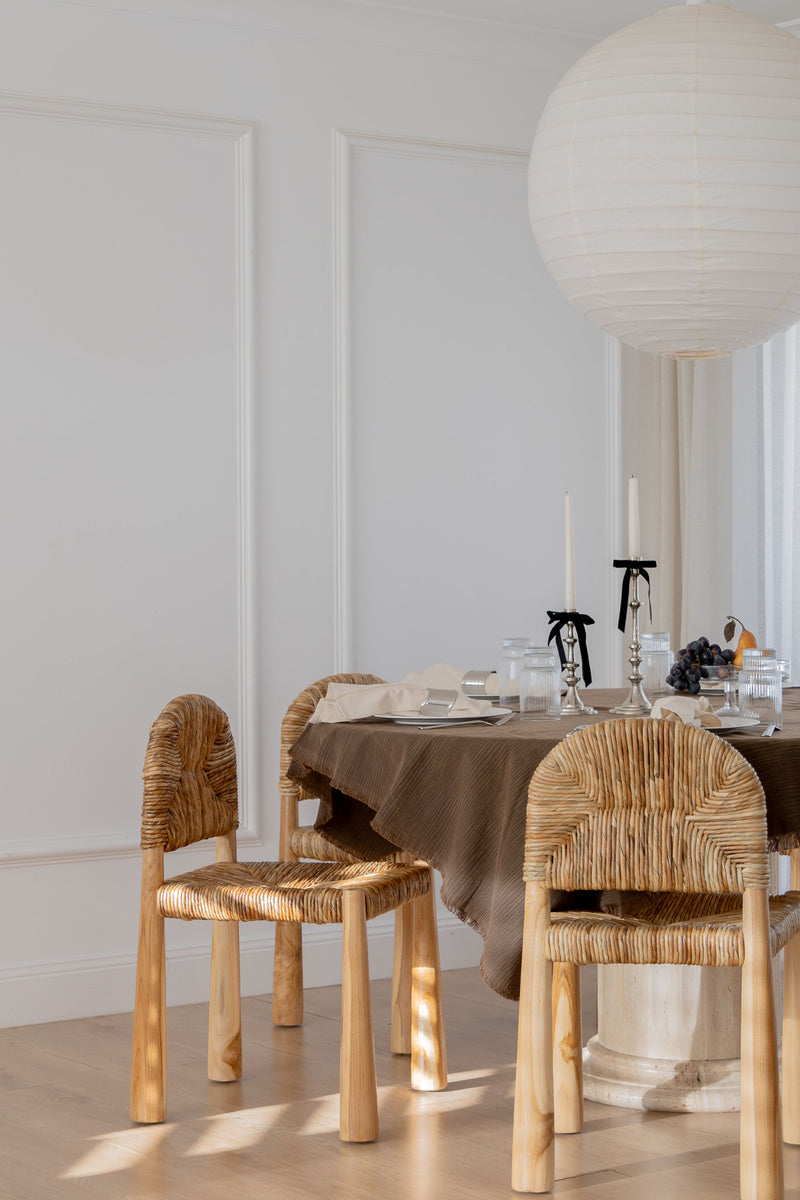 The Boheme dining chair - seagrass - pre order arriving June – P&R Styling