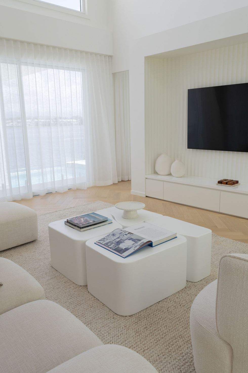 Jigsaw Coffee Table - Pure White Coffee Table - Pre order arriving Jan ...