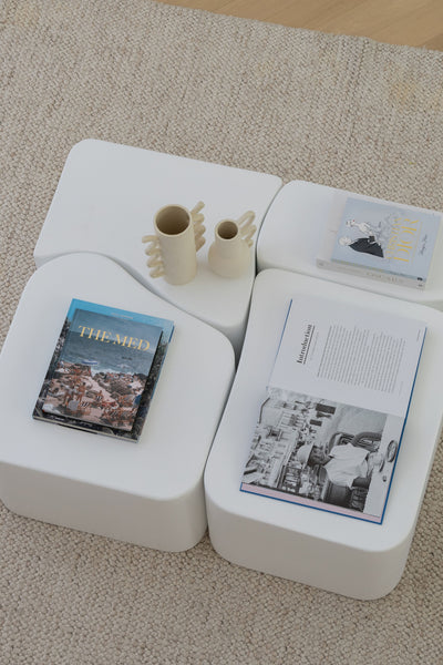Jigsaw Coffee Table - Pure White Coffee Table – P&R Styling